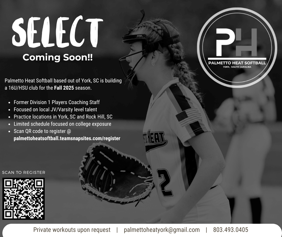 Registration – Palmetto Heat Softball – York, South Carolina